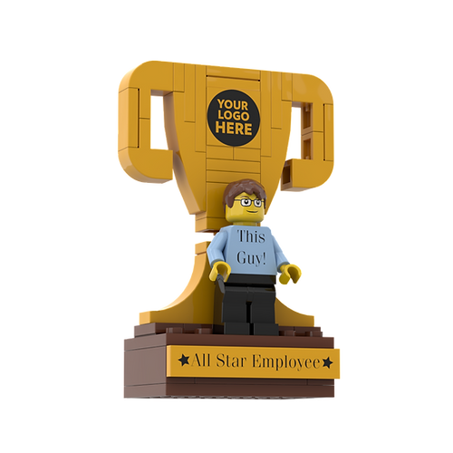 Excellence Award Trophy - Custom Set Made With Genuine LEGO® Bricks ...